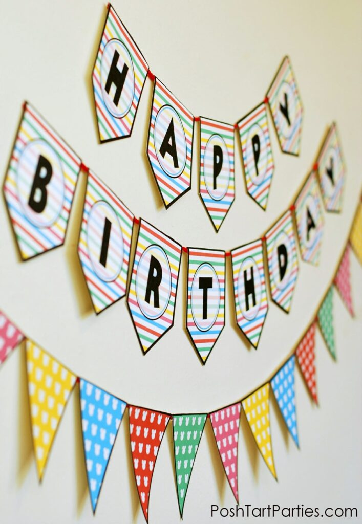 Diy Birthday Banner Free Printable | FREE Printable Hub