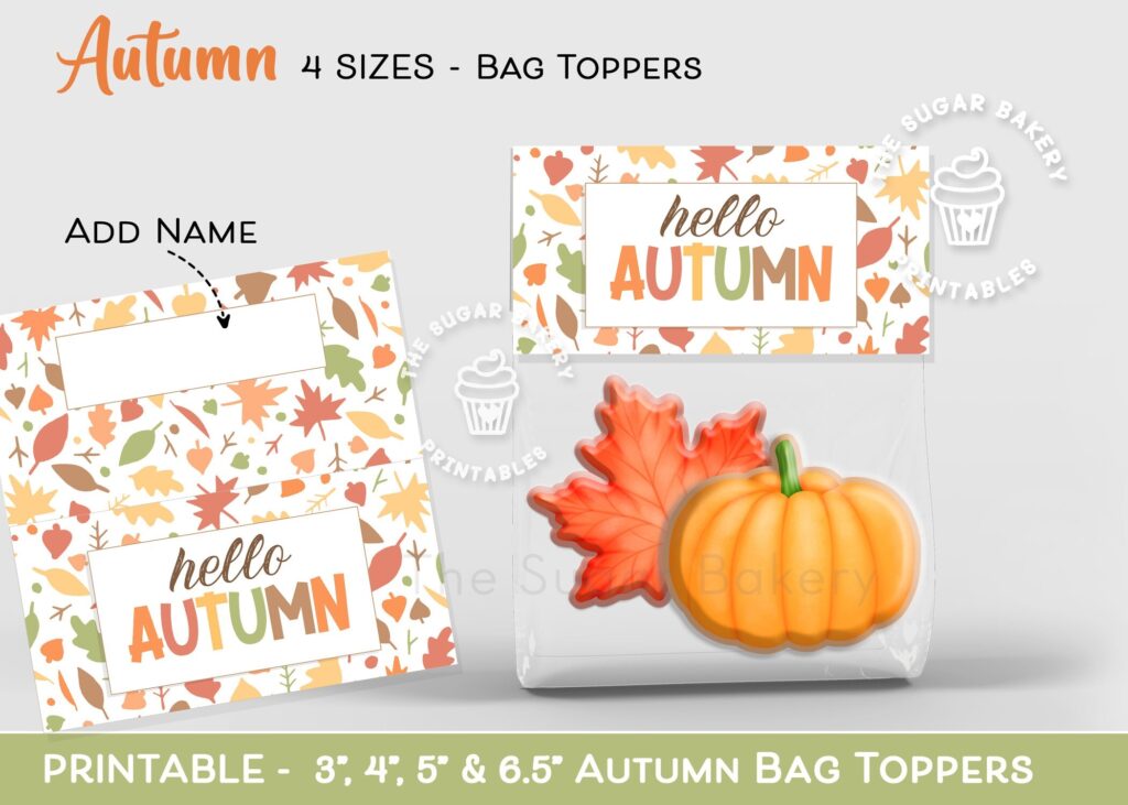 Free Printable Thanksgiving Treat Bag Toppers | FREE Printable Hub