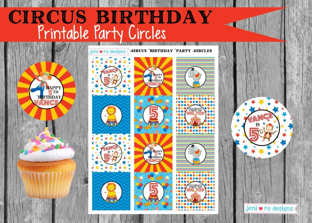 Free Printable Party Circles | FREE Printable Hub