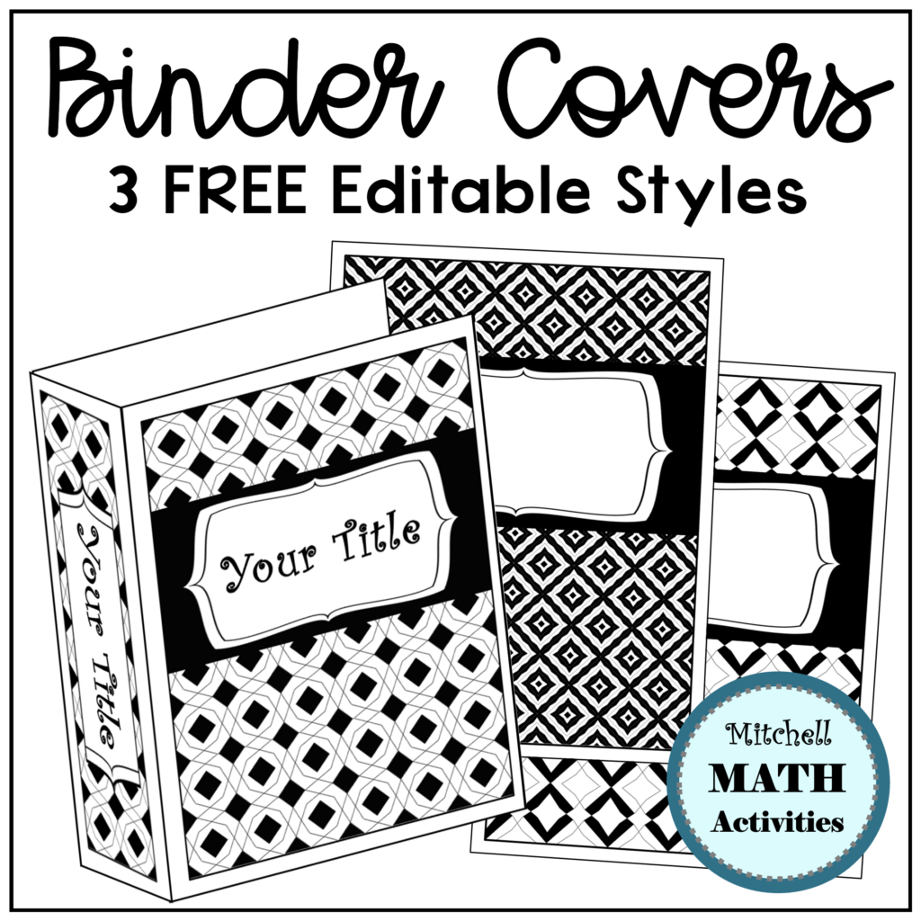 Free Editable Printable Binder Covers | FREE Printable Hub