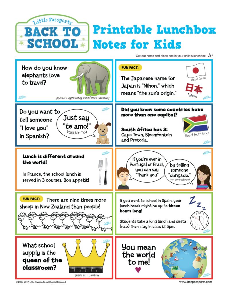 Free Printable Lunchbox Notes | FREE Printable Hub