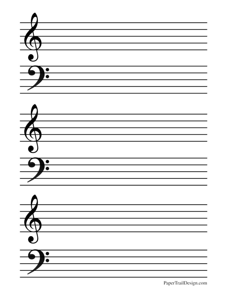 Free Printable Staff Paper | FREE Printable Hub