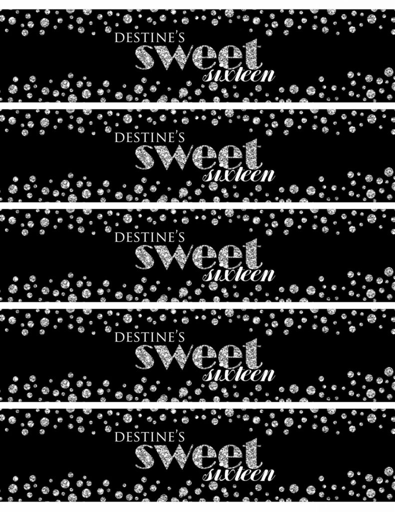 Free Printable Sweet 16 Labels | FREE Printable Hub