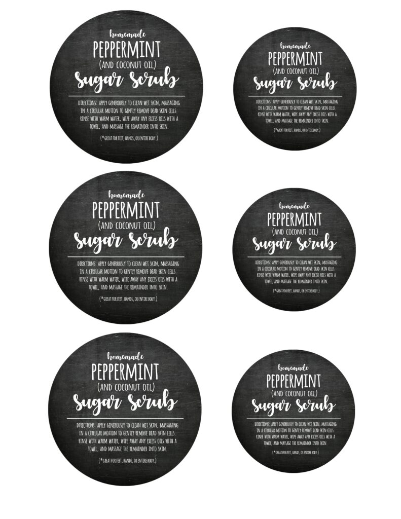 Free Printable Sugar Scrub Labels | FREE Printable Hub