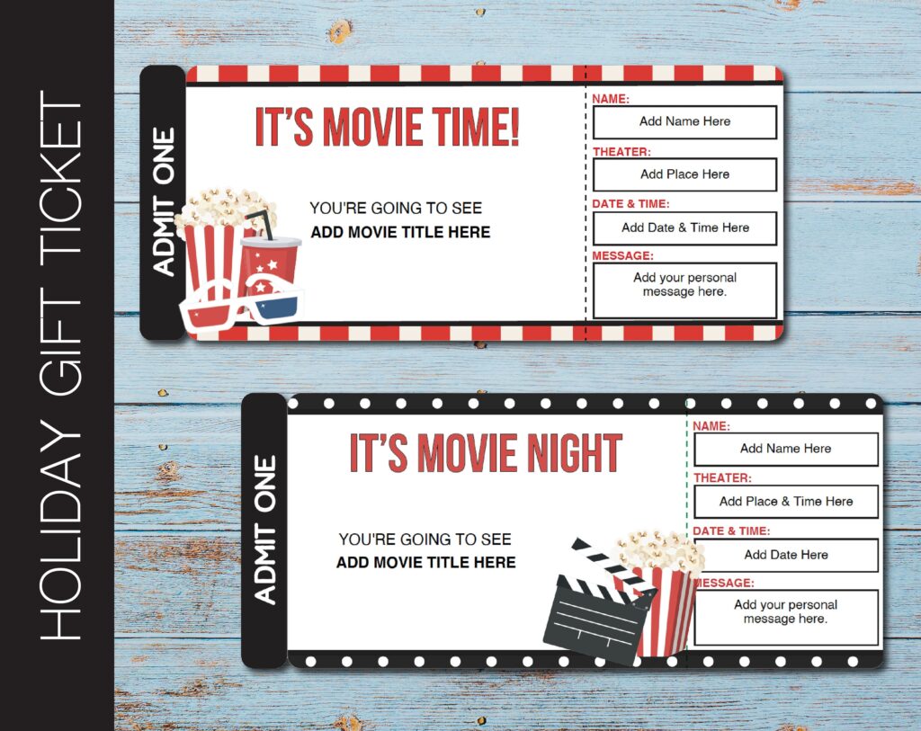 Free Printable Movie Tickets | FREE Printable Hub