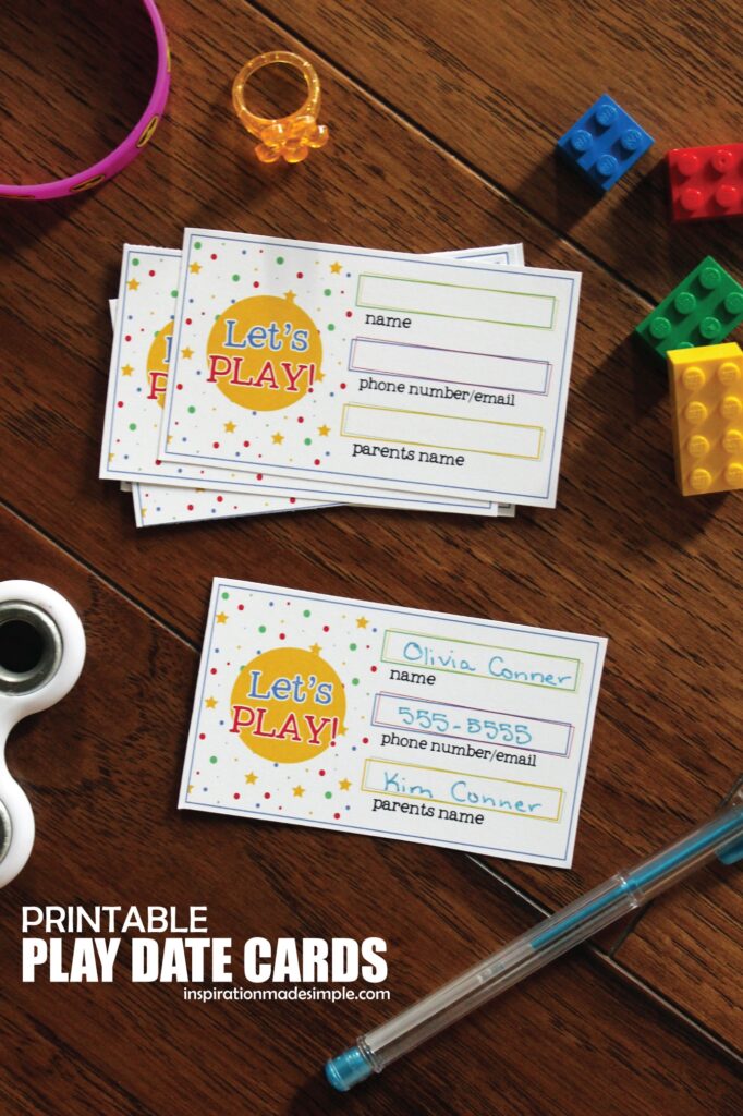 Play Date Invitations Free Printable | FREE Printable Hub